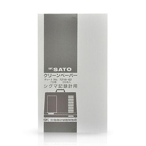 SK Sato SK-7210-62 7 กระดาษสำหรับบันทึกรายวัน 7Day Chart สำหรับเทอร์โม ...